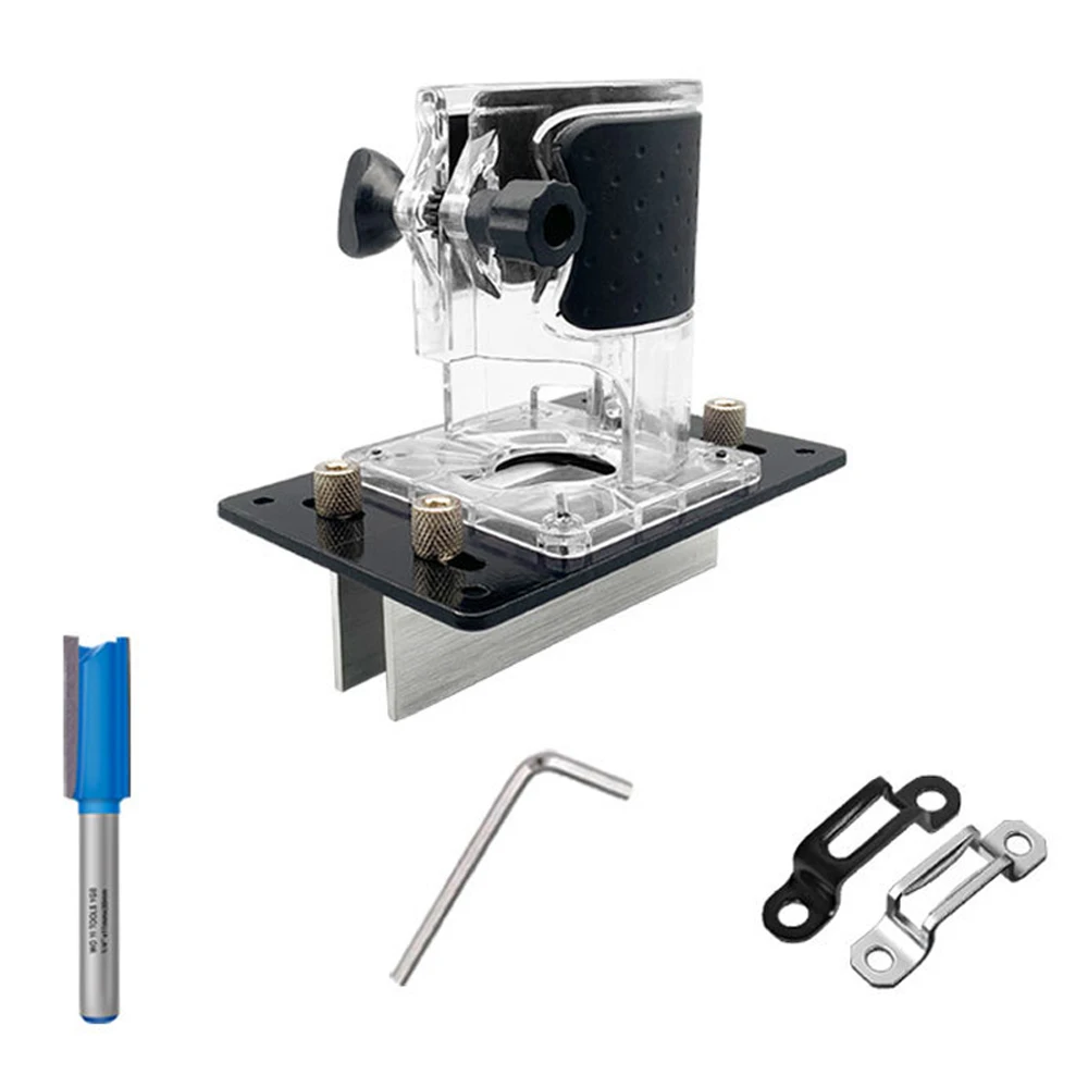 2-in-1-Invisible-Fastener-Slotting-Bracket-Woodworking-Router-Base-65mm ...