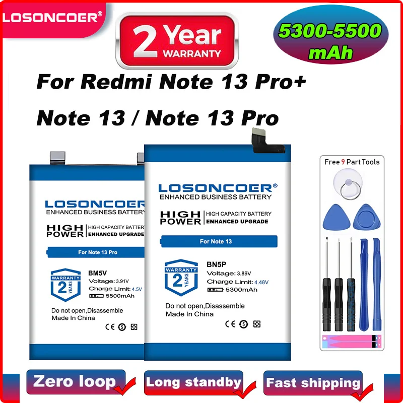 LOSONCOER-For-Xiaomi-Redmi-Note-13-Pro-Plus-Note-13-Pro-5G-BN5P-BM5U ...