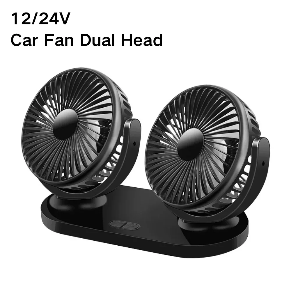 12-24V-car-fan-cooling-Car-Fan-Dual-Head-usb-car-fan-3-Speeds ...