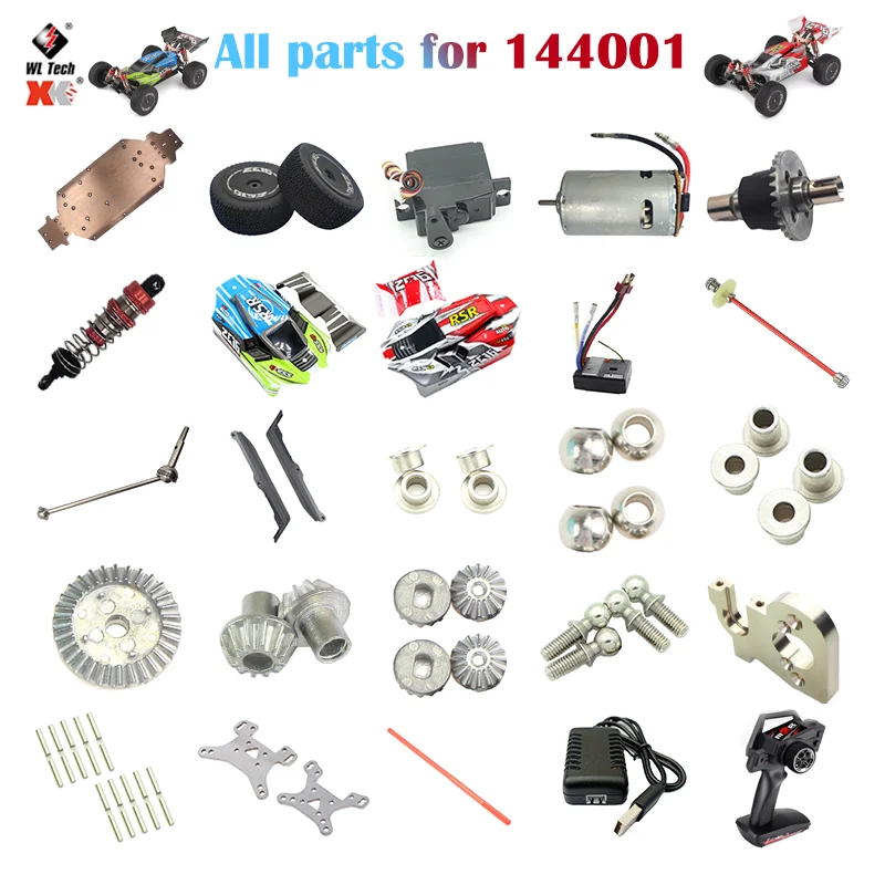 WLtoys 144001 1:14 RC Car Accessories Tire Motor Servo Broard ...