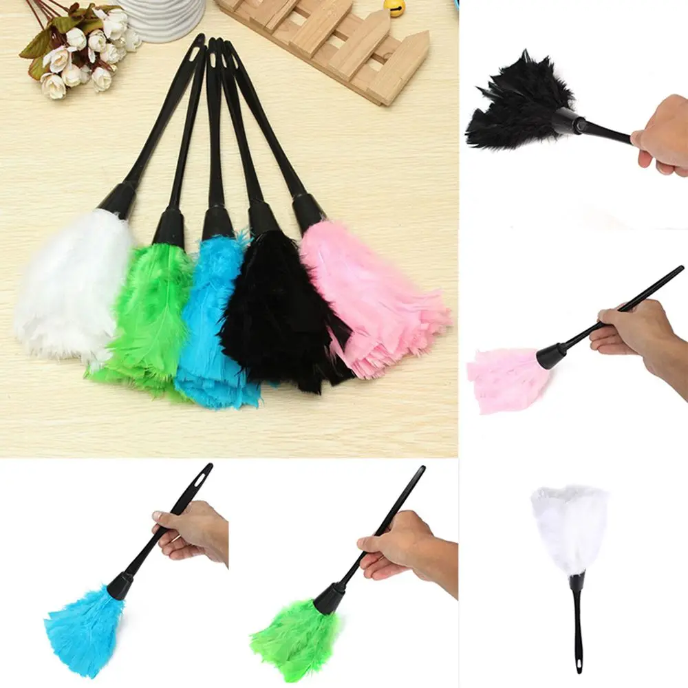 Feather-Duster-Turkey-Feather-Duster-Plastic-Handle-Feather-Duster ...