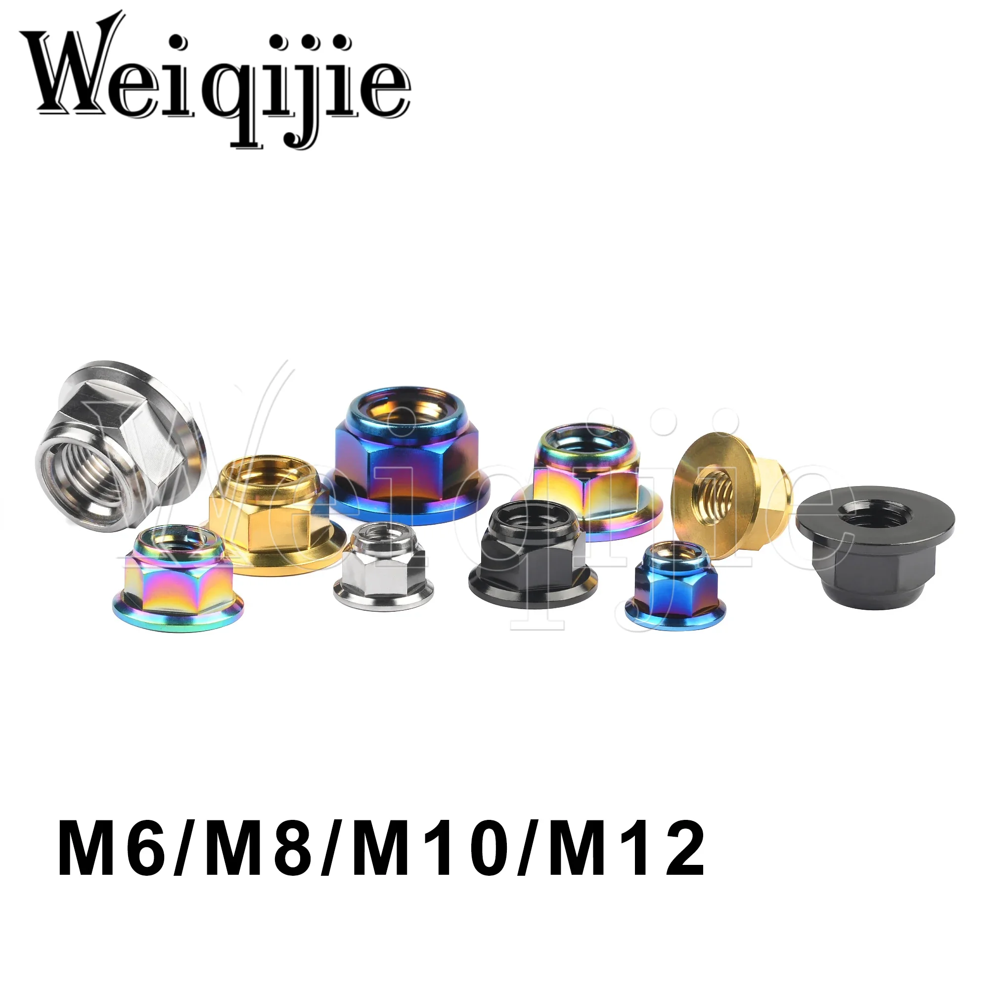Weiqijie-Titanium-Nut-M6-M8-M10-M12-for-Bicycle-Motorcycle-Lock-Nut ...