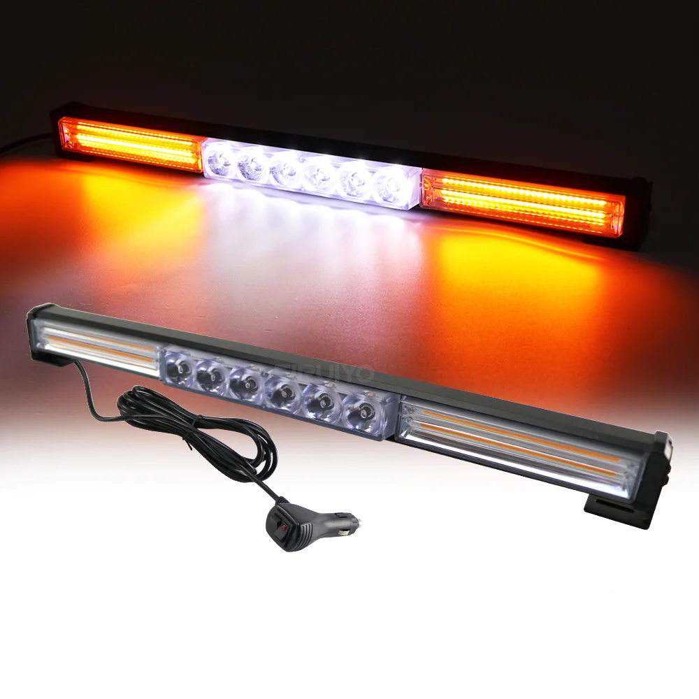 LED Strobe Police Lights For Auto Emergency Warning Lamp COB Led Bar ...