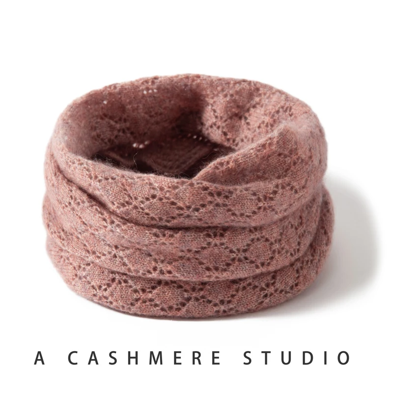 MERRILAMB Women's Pure Cashmere Scarf Solid Color Warm Winter Neckscarf ...