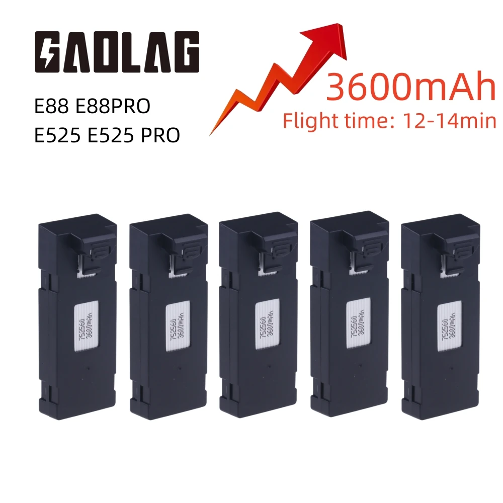 3-7V-3600Mah-Battery-For-E88-E88PRO-E88MAX-E525-E99-E99PRO-P1-P5PRO-K3 ...