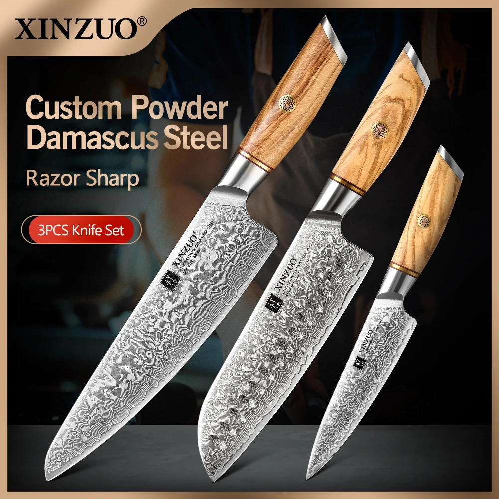 XINZUO-Damasco-Conjunto-De-Facas-Japonesas-L-mina-De-A-o-Sharp-Fruit ...