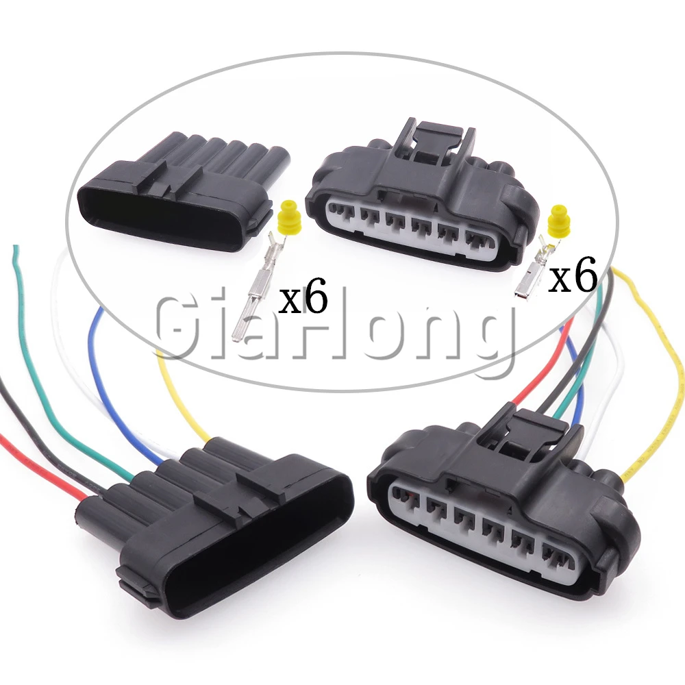 1-Set-6-Ways-MG643796-AC-Assembly-Car-Pedal-Wire-Sockets-90980-11858 ...