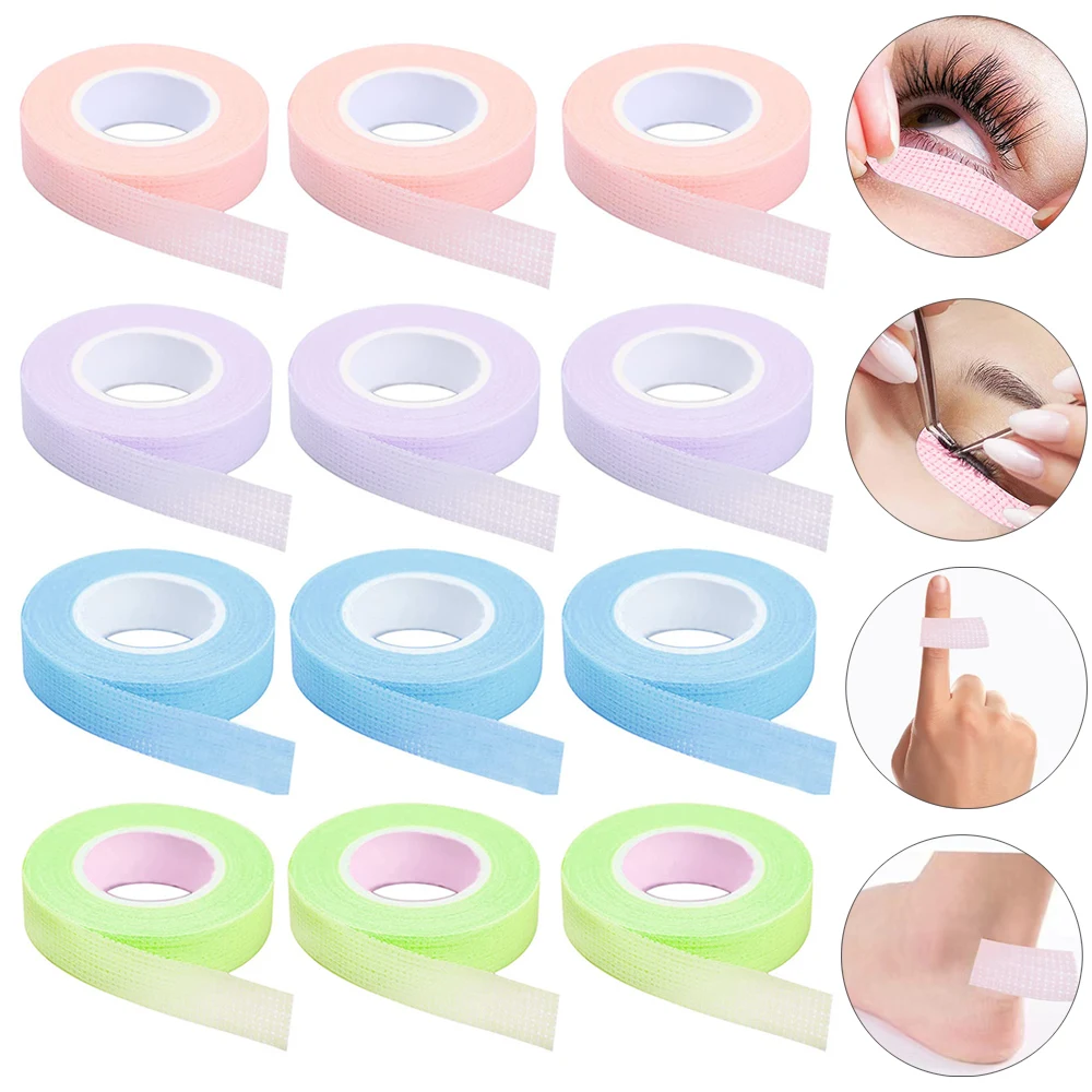 3-5Rolls-Eyelash-Tape-Micropore-Eyelash-Extension-Breathable-Non-Woven-Adhesive-Tape-Eye-Lashes ...
