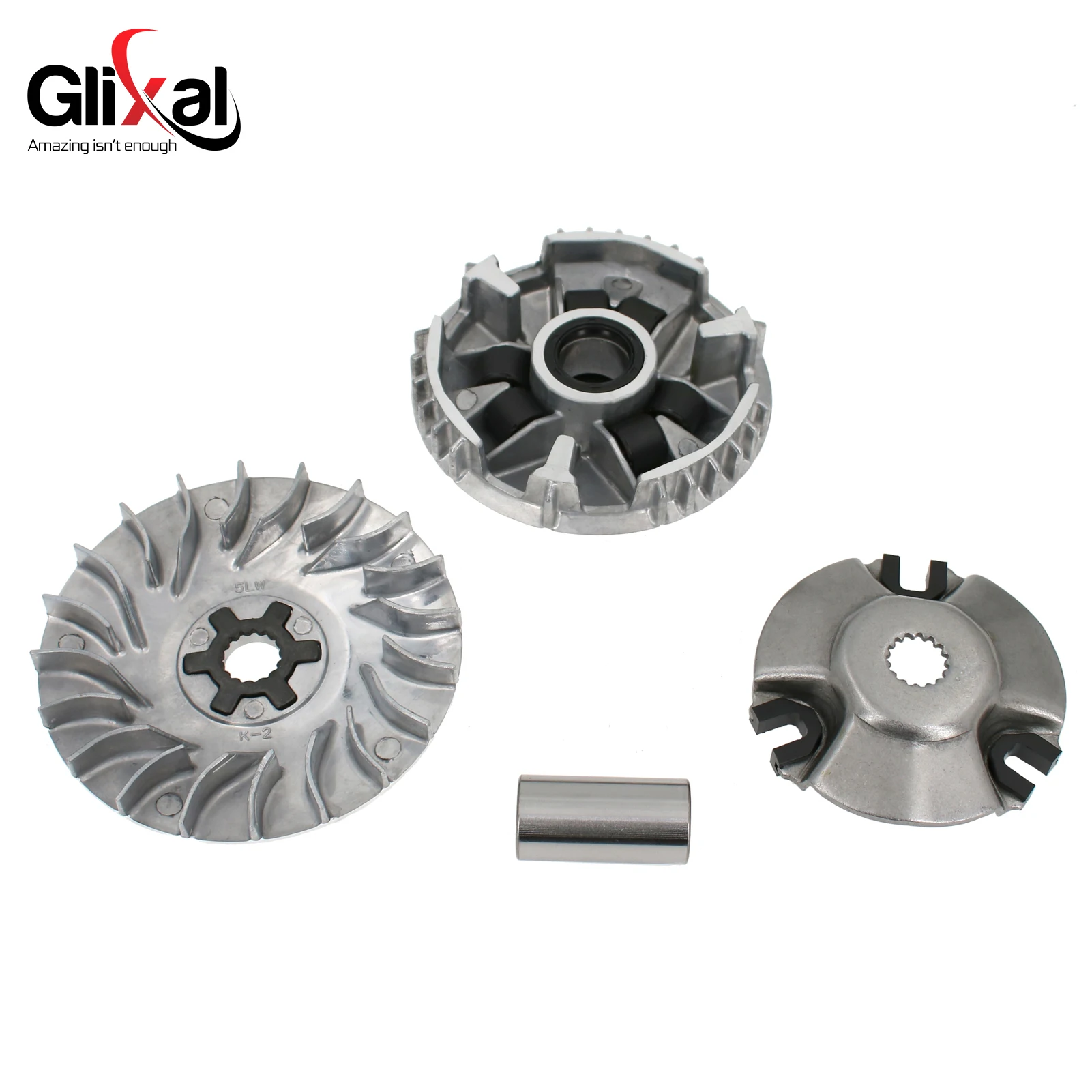 Glixal Variator Kit With 5g Roller Weights For Bws 100, Grand Axis 100 ...