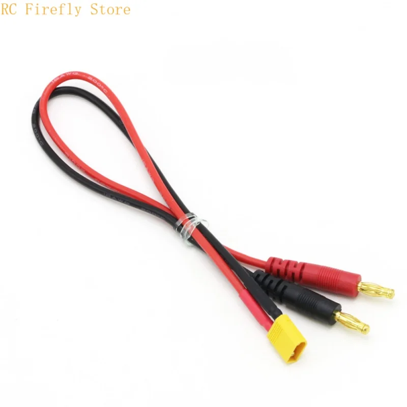 Conector Banana de 4mm a macho XT90 XT60 EC5 TRX JST Tamiya, Cable adaptador de cargador 14AWG ...