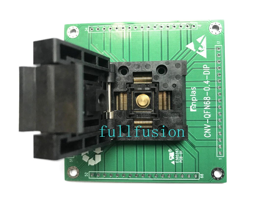QFN68 TO DIP Programming Adapter QFN-68BT-0.4-01 Enplas Burn In Socket ...