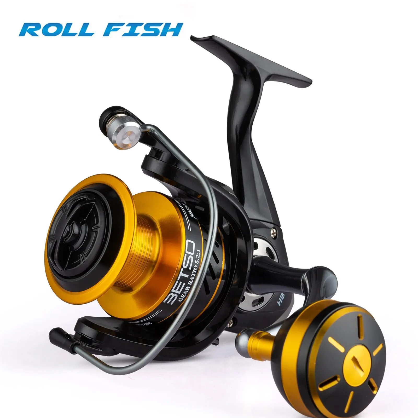 ROLLFISH-Spinning-Fishing-Reel-Max-Drag-12KG-Metal-Body-Freshwater ...