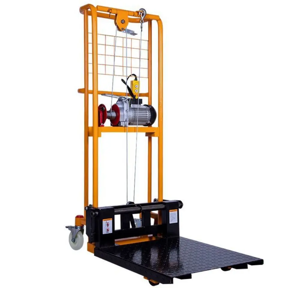 Electric-forklift-miniature-stacker-small-electric-lift-manual-truck ...