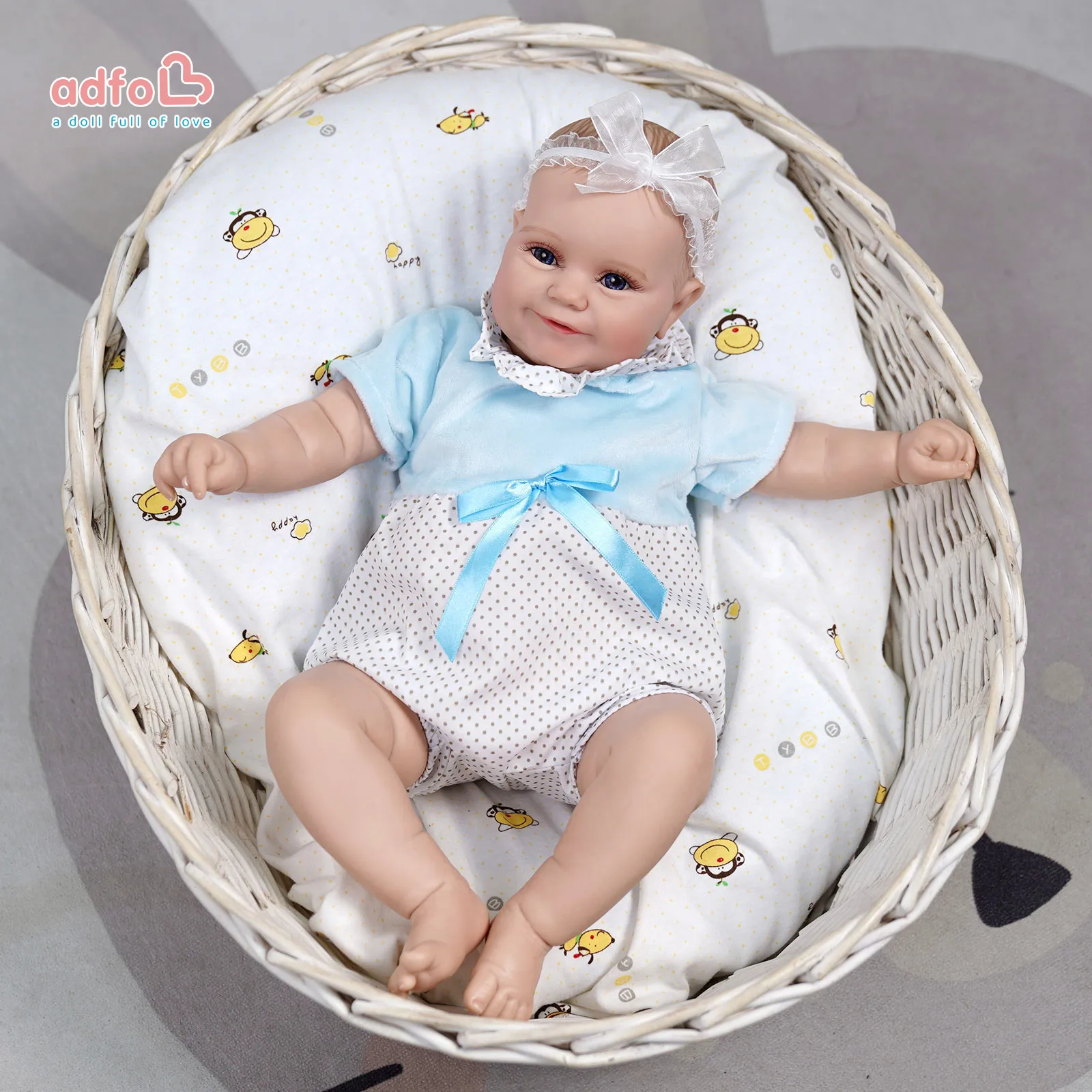 ADFO-Bebe-Reborn-Doll-Babies-Toy-20-Inch-50cm-Maddie-Reborn-Toddler ...