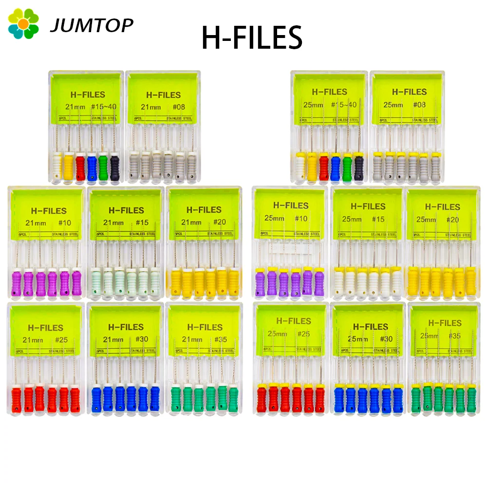 Limas-dentales-de-acero-inoxidable-para-uso-manual-herramientas-de ...