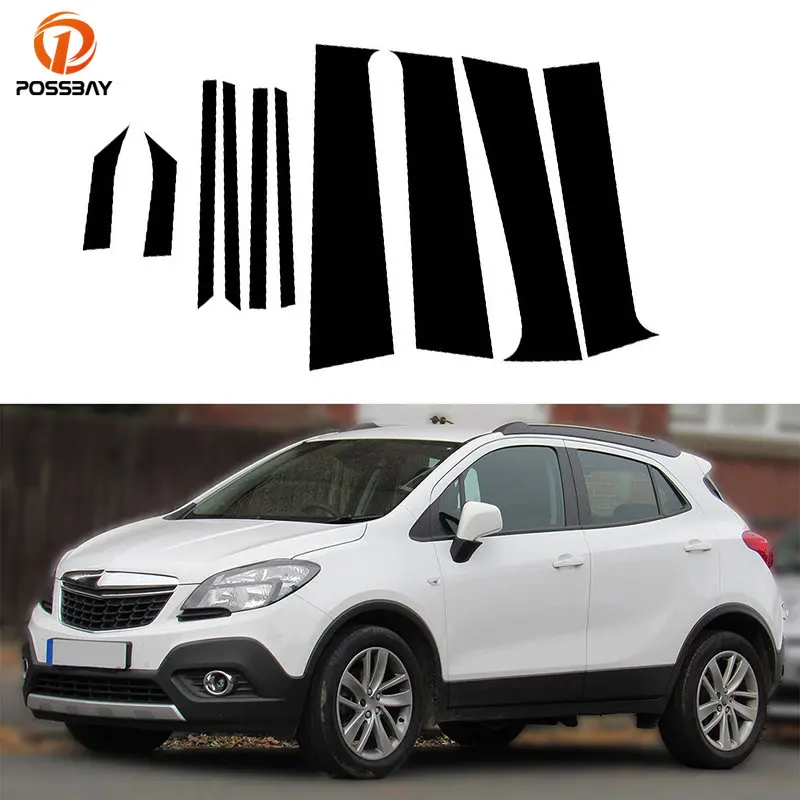 10Pcs Car Pillar Posts for Opel Mokka J13 Buick Encore 2013 2014 2015 ...