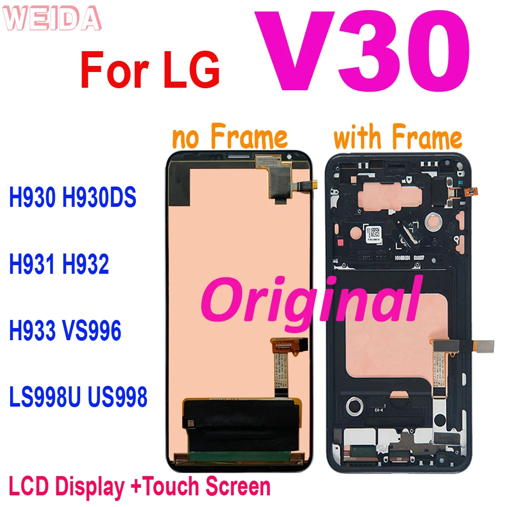 For LG V30 H930 H930DS H931 H932 H933 VS996 LS998U US998 LCD Display ...