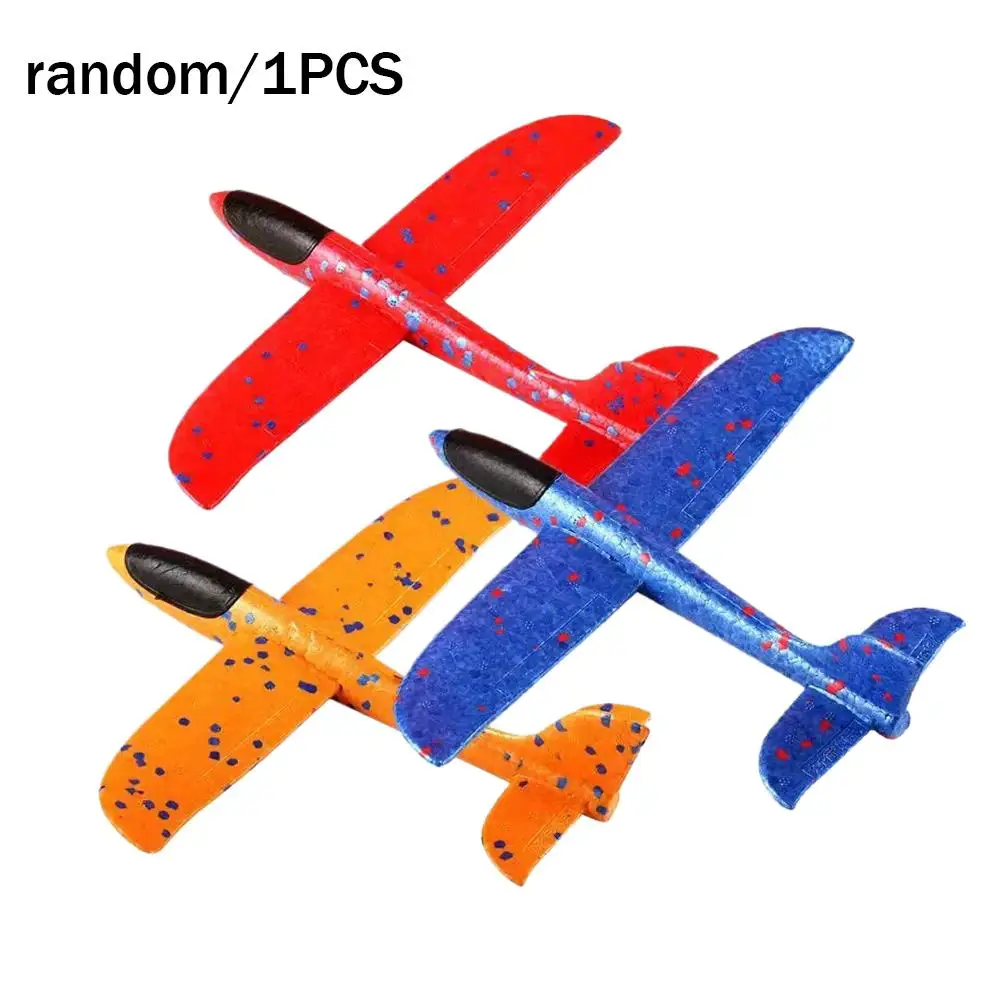 Glowing Foam Aircraft 10M Launcher Catapult Glider Aircraft Gun Toy ...