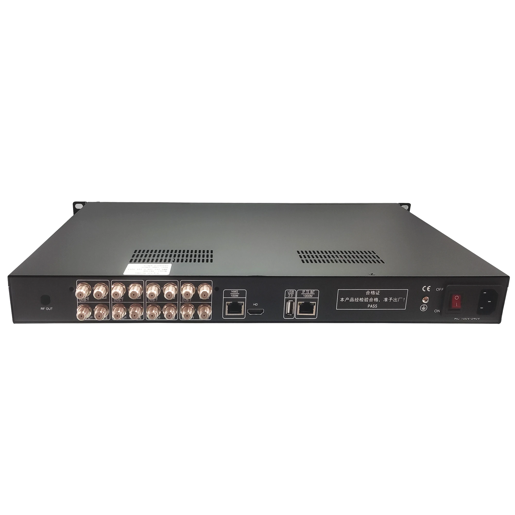 Tuner To Ip Gateway Rf To Ip Dvb-s2 Dvb-t2 Tdt Dvb-c Isdbt Atsc ...