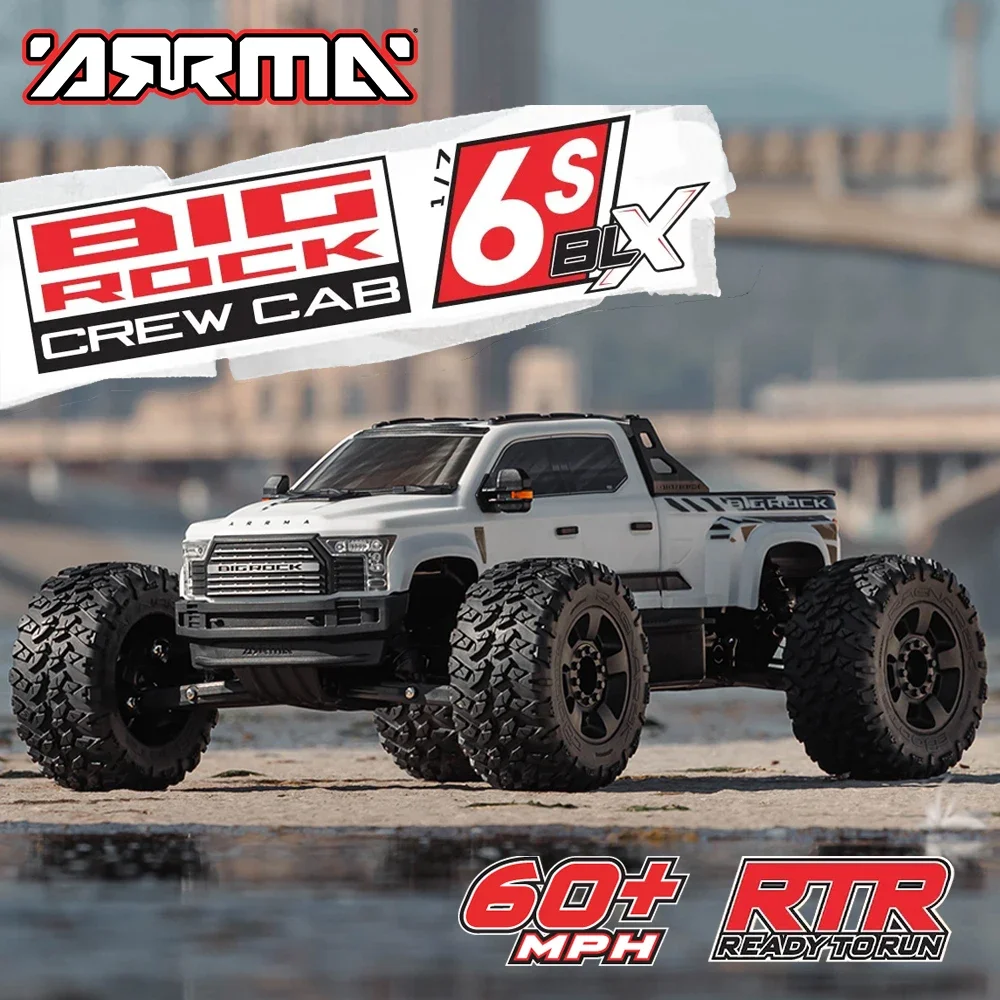 NEW-ARRMA-ARA7612-BIG-ROCK-6S-4X4-BLX-1-7-RC-Electric-Remote-Control ...