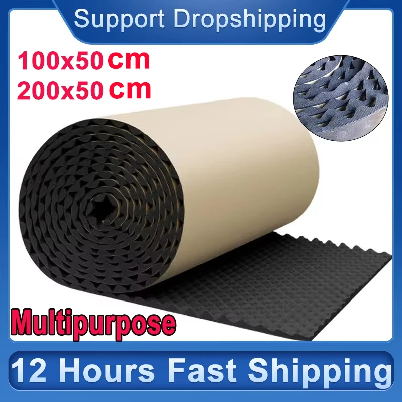 1M/2M Sound Absorbing Panel Sound Pads Acoustic Panels Noise Reduction ...