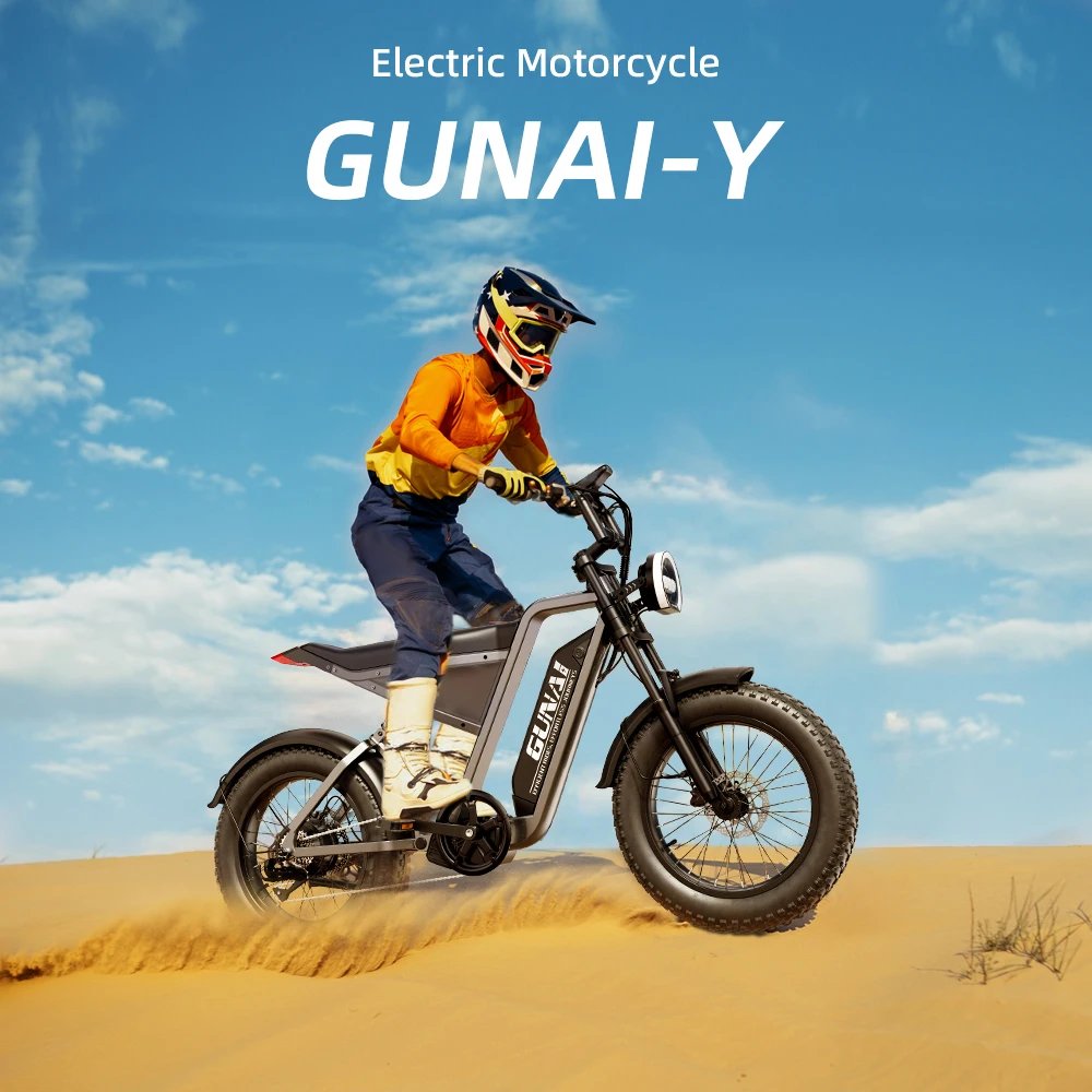 GUNAI-Y Adult Electric Bicycle 1000W Men's City E-Mountain Bicycle ...