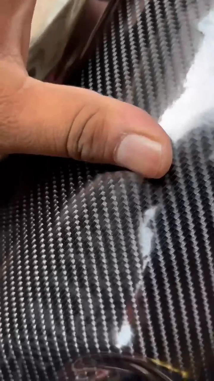 30cmx30cm 7D Super Glossy carbon Fiber wrap sheet imported car sticker ...