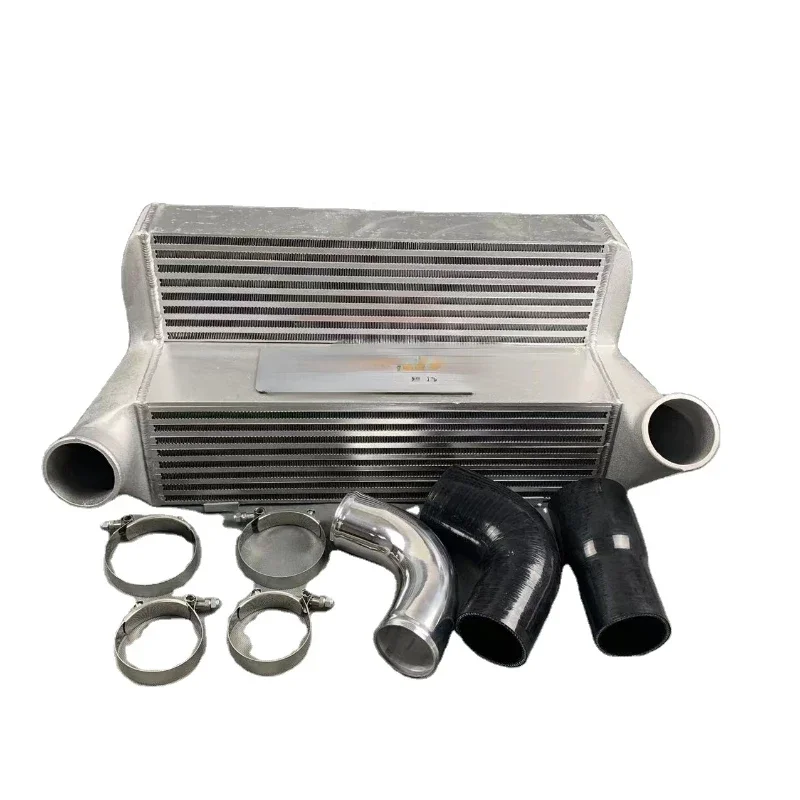 Full-aluminum-7-5Inch-plate-fin-intercooler-kit-for-BMW-N54-N55-135i ...