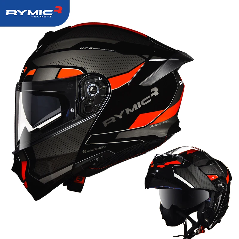 Motorcycle-flip-helmet-full-face-modular-motorcycle-helmet-dual-lens ...