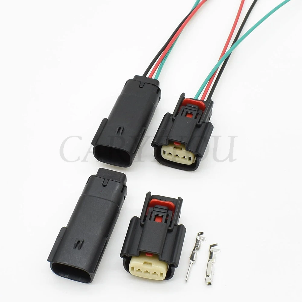 1 Set 3 Pin 1.2 Series Automobile Steering Engine Booster Pump Wire ...