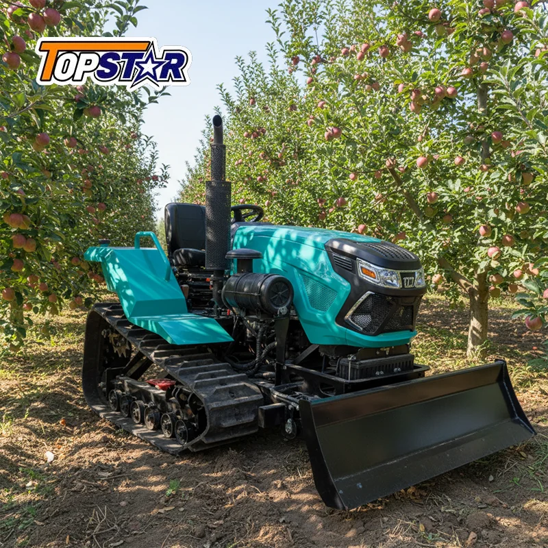 35HP Diesel Mini Crawler Tractor Narrow-Body Track Tractor for Orchard ...