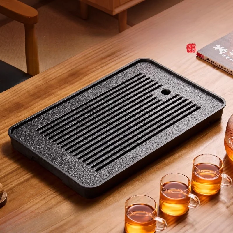 GIANXI-Artificial-Stone-Tea-Tray-Chinese-Hollow-Stripes-Design-Water ...