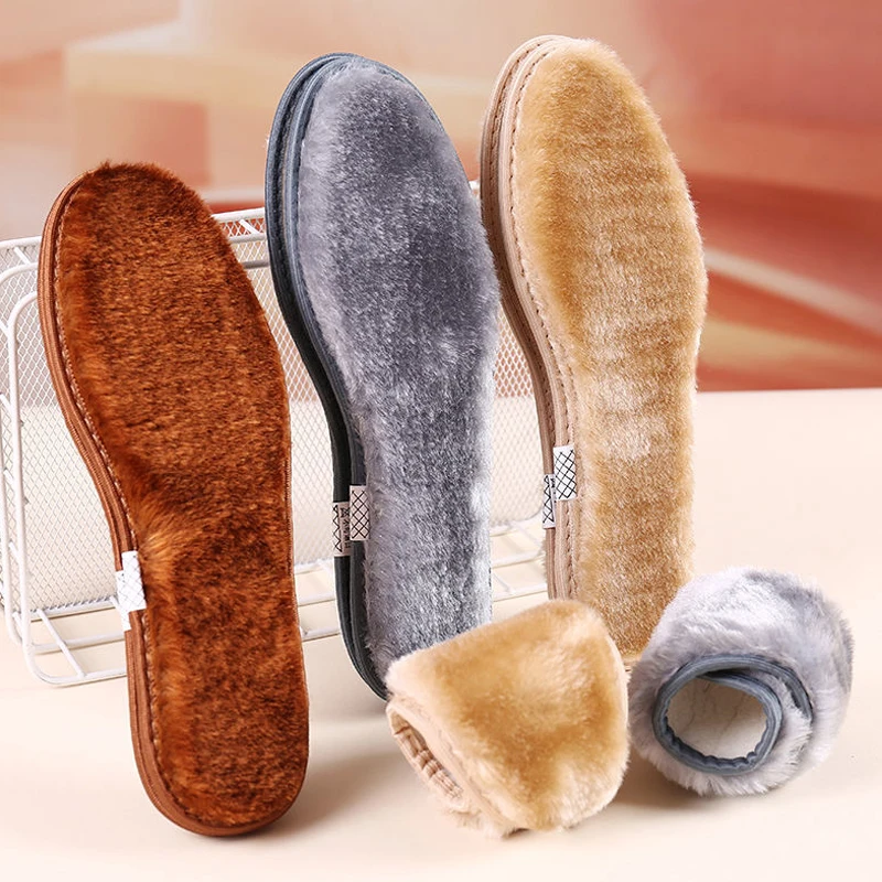 Semelles intérieures chaudes Imitation lapin pour femmes chaussures ...
