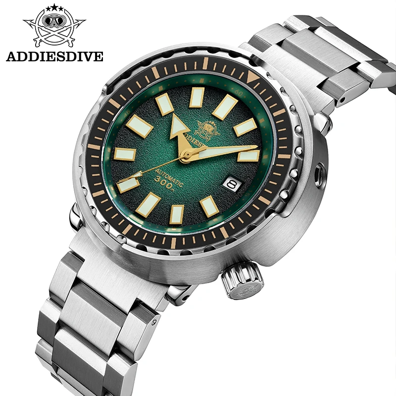 ADDIESDIVE 41mm Automatic Watch For Men Sapphire Glass Stainless Steel ...