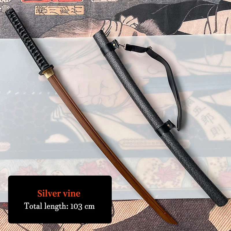 103cm-With-A-Sheath-Katan-You-Can-Carry-A-Wooden-Iaido-Wood-Practice ...