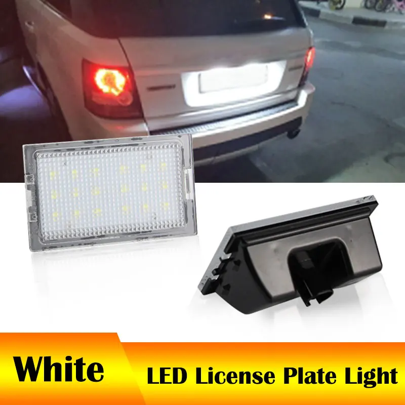 2Pcs-OEM-XFC500040-12V-White-LED-License-Number-Plate-Lights-Rear-for ...