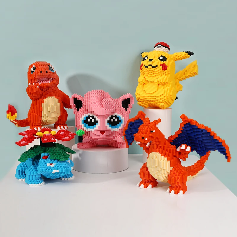 Pokemon-Magic-Building-Blocks-Pikachu-Jigglypuff-Charmander-Charizard ...