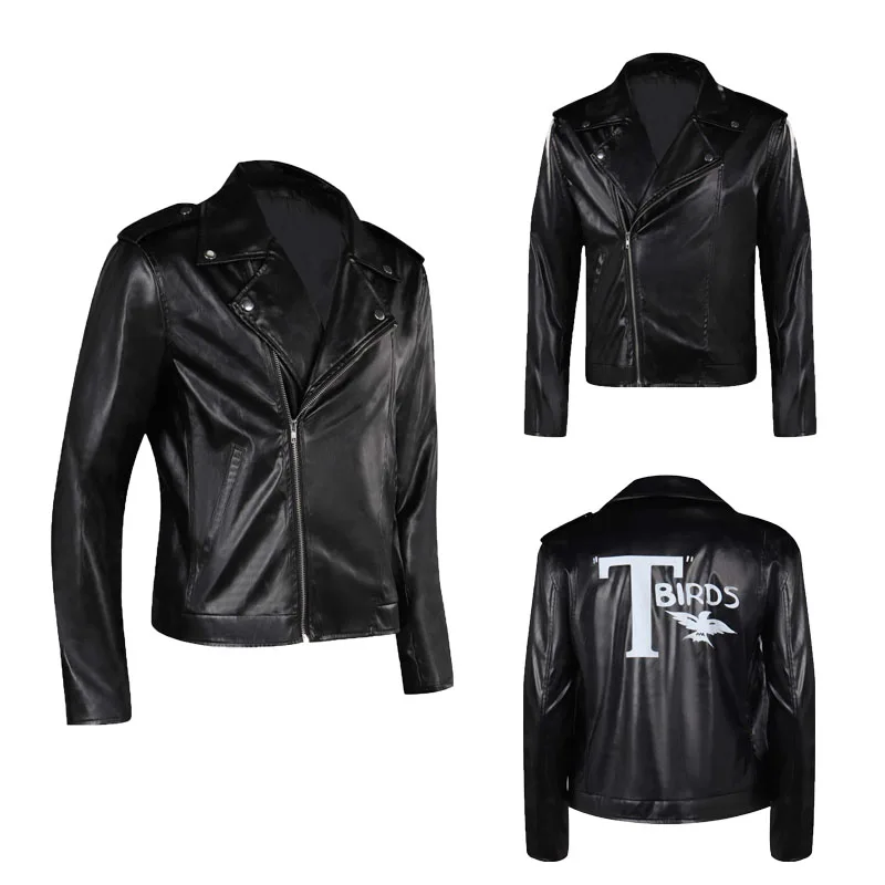 Men-Grease-Danny-Cosplay-Anime-Costume-T-birds-Jacket-Outfits-Halloween ...