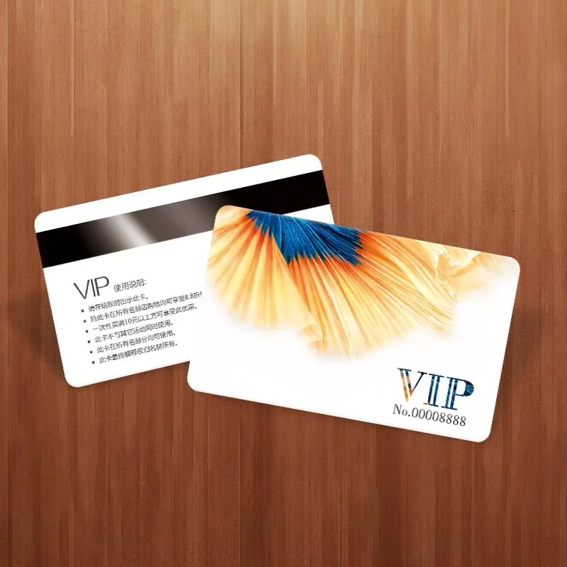 200pcs PVC Plastic Business Card Custom VIP Credit Membership Card ...