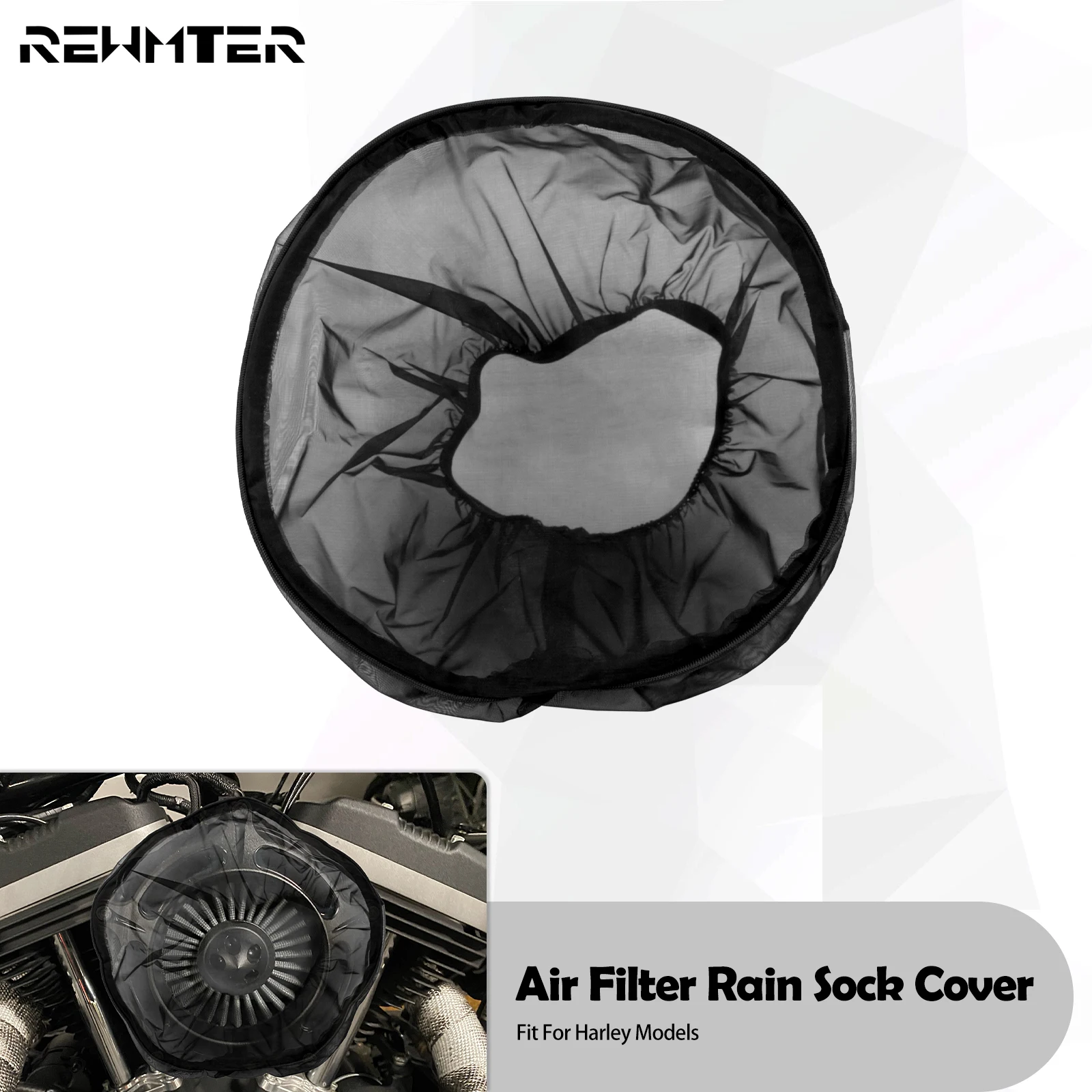 Motorcycle Air Filter Rain Sock Protective Dustproof Breathable Air ...