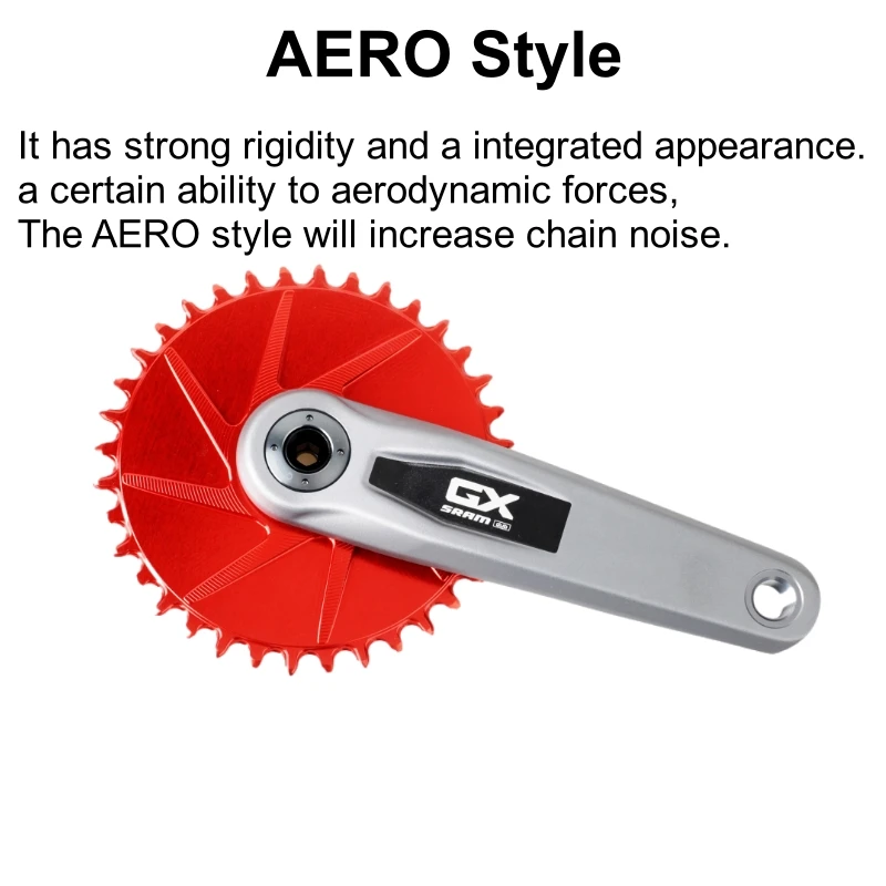 Stone Bike Chainring Aero for AXS Flattop T-type MTB 12S 3mm Offset ...