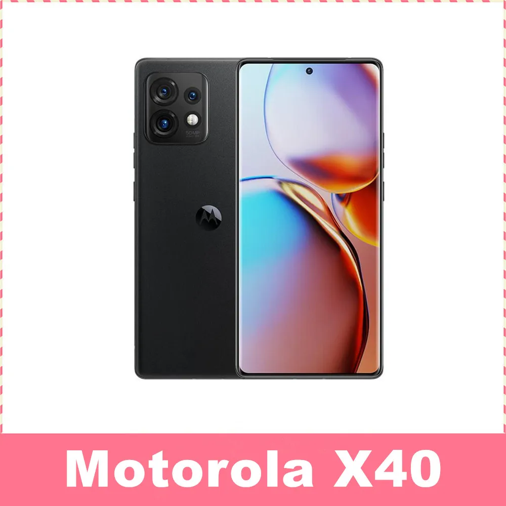 Motorola-smartphone X40 Snapdragon 8 Gen 2 LPDDR5x UFS4.0 IP68, resistente al agua, pantalla ...