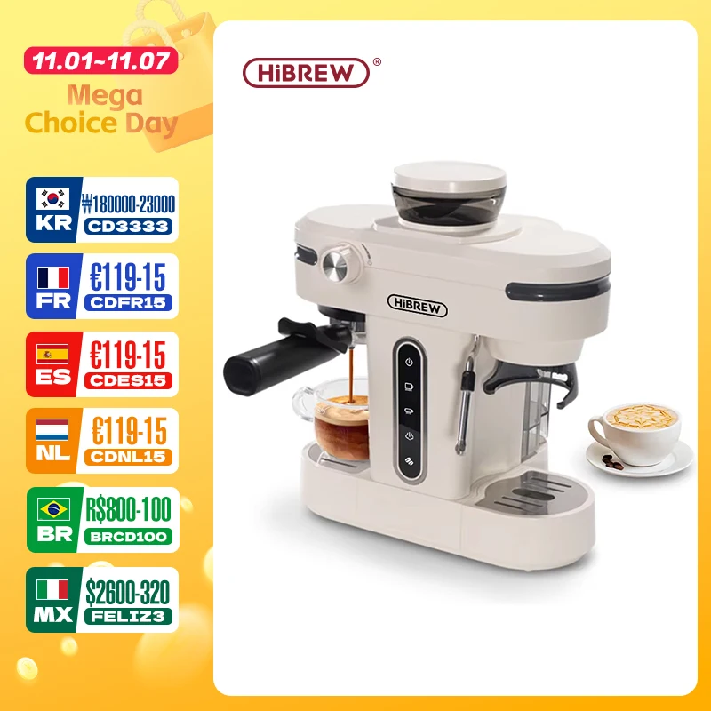 HiBREW-20-Bar-Semi-Automatic-Espresso-Coffee-Maker-With-Grinder-Bean ...