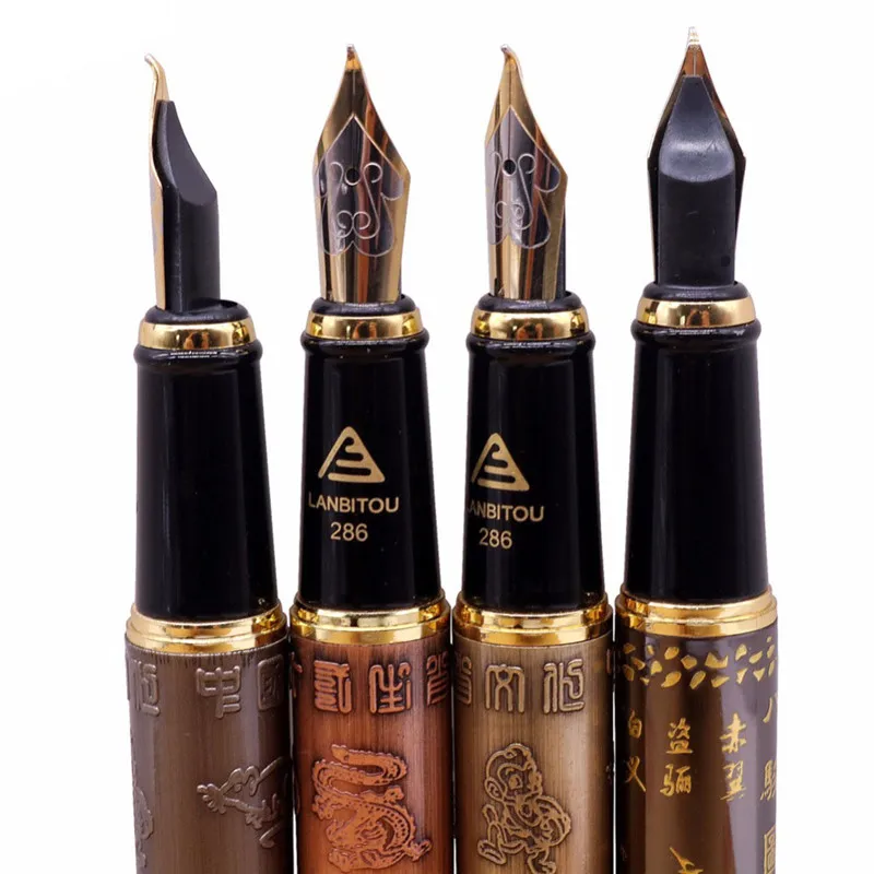 Fountain Pen Wholesale Holy Glyph Bend Relief Calligraphy Art Pen ...