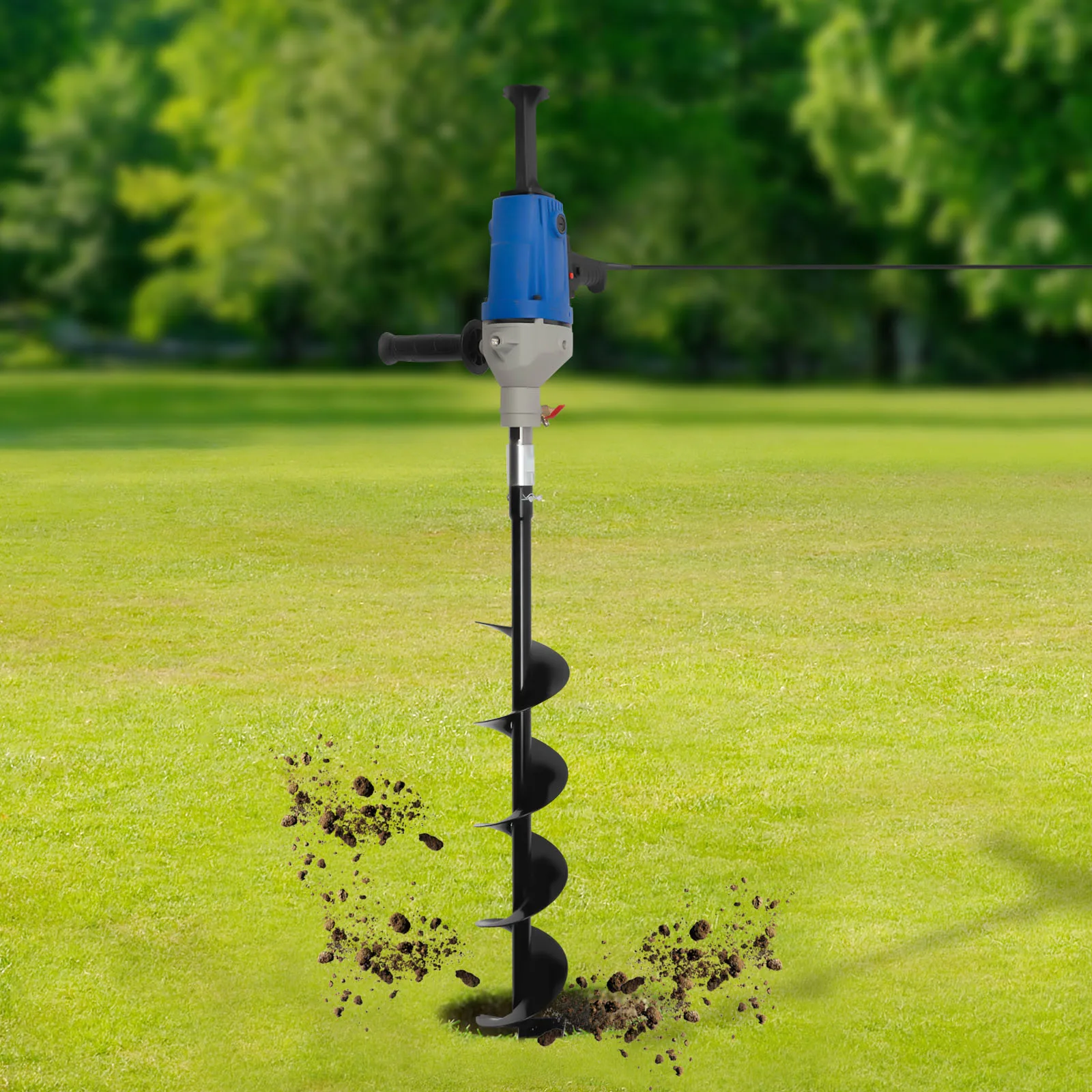 Electric-Post-Hole-Digger-with-120mm-Spiral-Auger-Bit-Single-Double ...