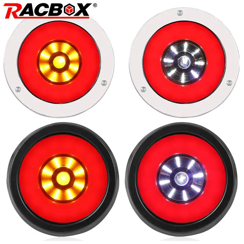 4-inch-Round-LED-Tail-Brake-Light-Red-Yellow-Turn-Signal-Lamp-Trailer ...