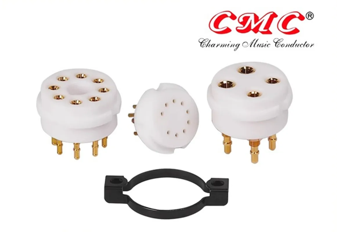American-CMC-Teflon-4-pin-9-pin-8-pin-electronic-tube-holder-300B-274B ...