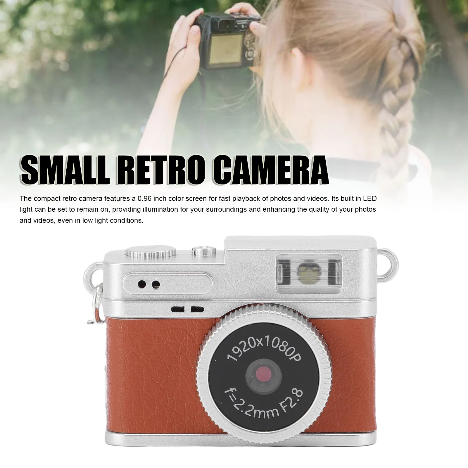 Compact Retro Digital Camera Compact Digital Camera 0.96 Inch Color ...