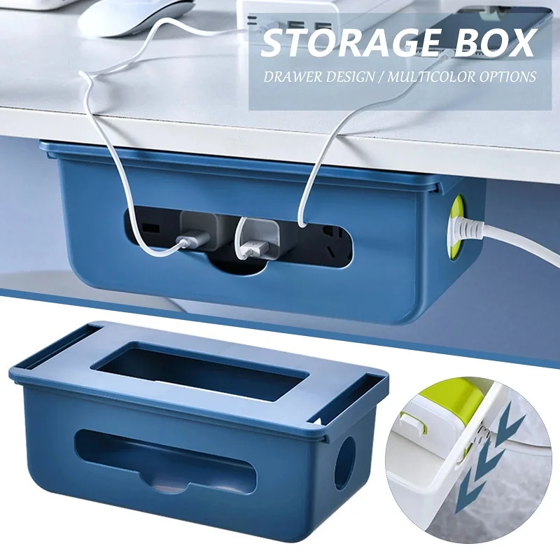 Cable-Storage-Box-Self-Adhesive-Power-Line-Charger-Socket-Storage ...