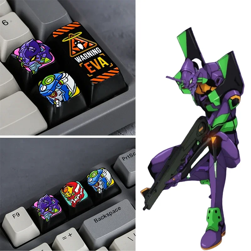 EVANGELION-R4-Keyboard-Keycaps-Anime-Eva-Personalized-Key-Cap-for ...